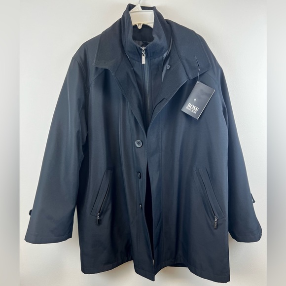Hugo Boss | Jackets & Coats | Hugo Boss Mens Peacoat Wool Xl | Poshmark
